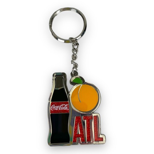 Coca-Cola Company Peach Atlanta Georgia Promo Soda Keychains Key Ring ...