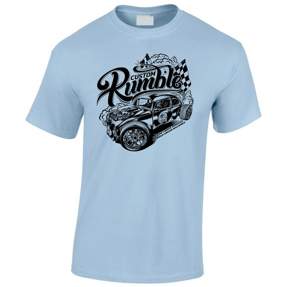 Greasers Rock And Roll Men's T-Shirt Classic Car Rockabilly Psychobilly ...