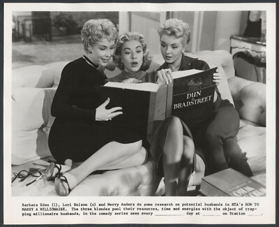 @Col How To Marry A Millionaire ’57 BARBARA EDEN LORI NELSON MERRY ...