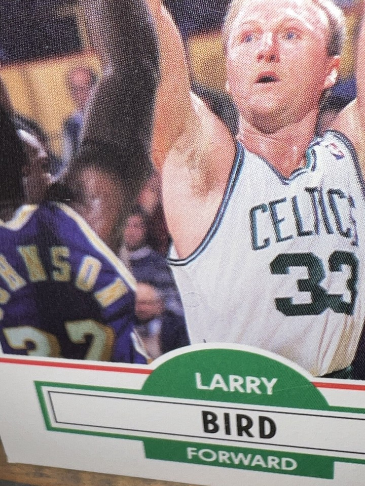 1990 Fleer LARRY BIRD Boston Celtics Basketball *Error Card - Mint* | eBay