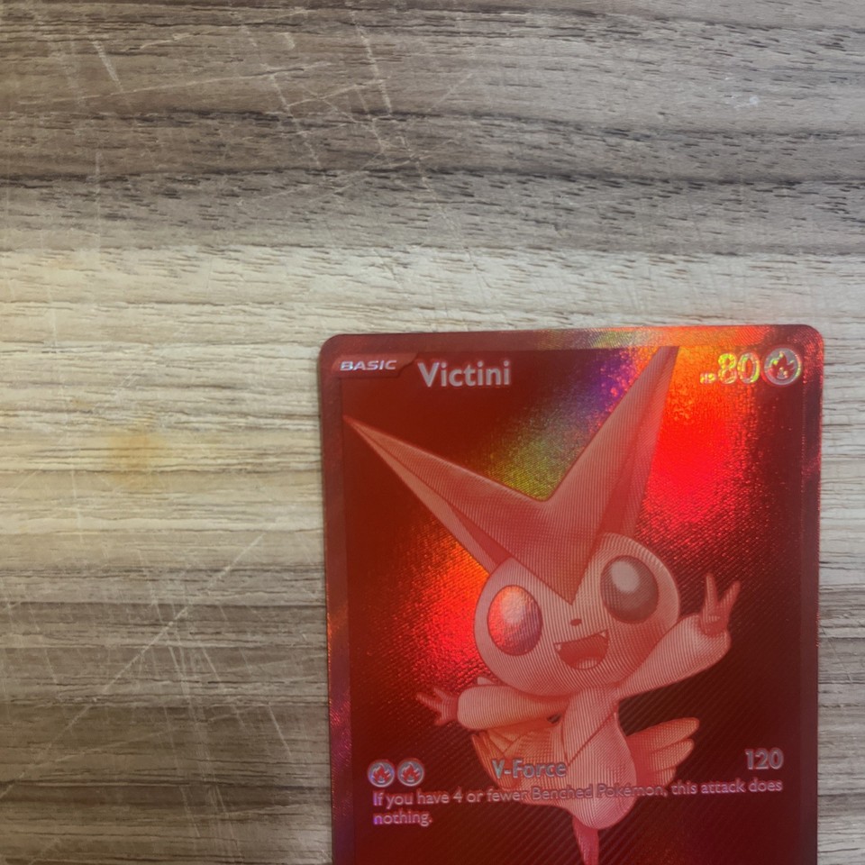 Pokemon TCG White Flare Victini Monochrome Red #172/086, Pack Fresh! | eBay