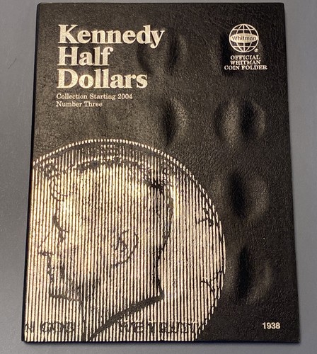 Whitman Kennedy Half Dollar Vol #3 Starting 2004 Coin Folder, Album ...
