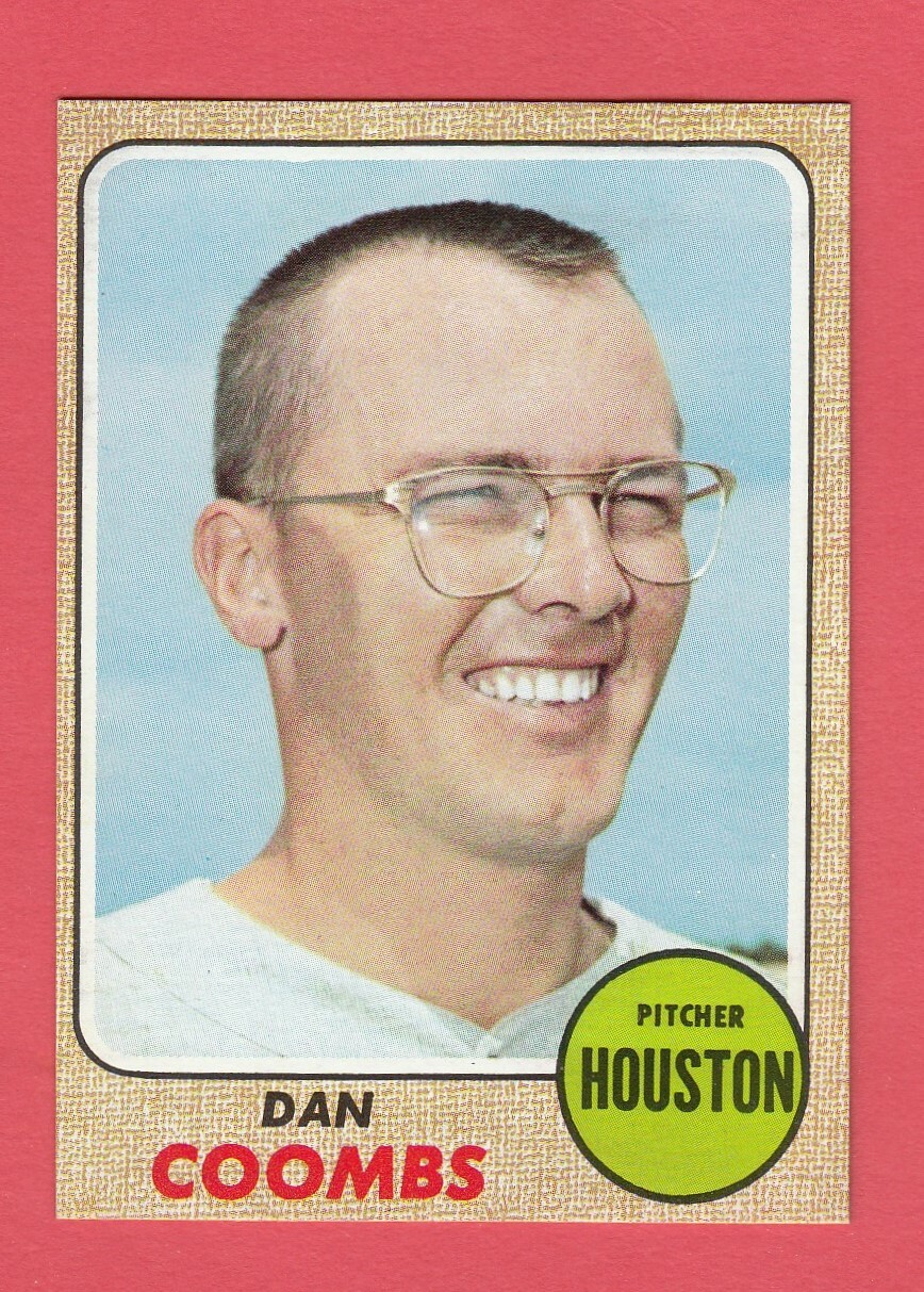 1968 Topps # 547 Dan Coombs -- Astros -- Box 717-250 | eBay