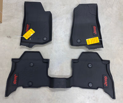 2020-2026 Jeep Wrangler 4XE Hybrid Mopar All Weather Mats 82216624AA | eBay