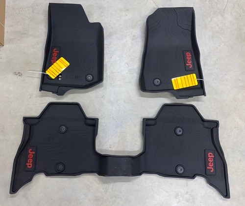 2020-2026 Jeep Wrangler 4XE Hybrid Mopar All Weather Mats 82216624AA | eBay