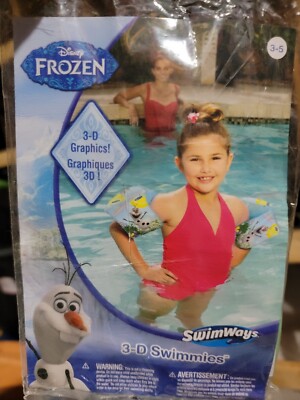 SwimWays Disney Frozen Olaf Inflatable Arm Floaties, New! | eBay