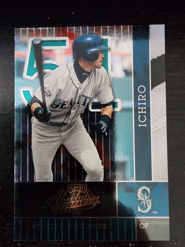 ICHIRO SUSUKI 2002 PLAYOFF ABSOLUTE #128 SEATTLE MARINERS MLB BASEBALL ...