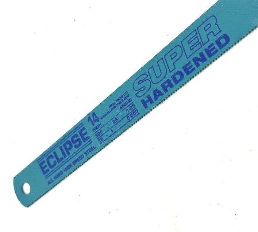 Eclipse Power Hacksaw Blades Super Hardened HSS CHOOSE SIZE and TPI's ...