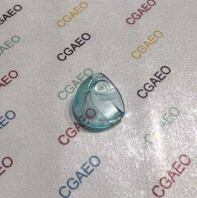 1x Lego 89159 Minifigure Visor Large with Trapezoid Area on Top Trans ...