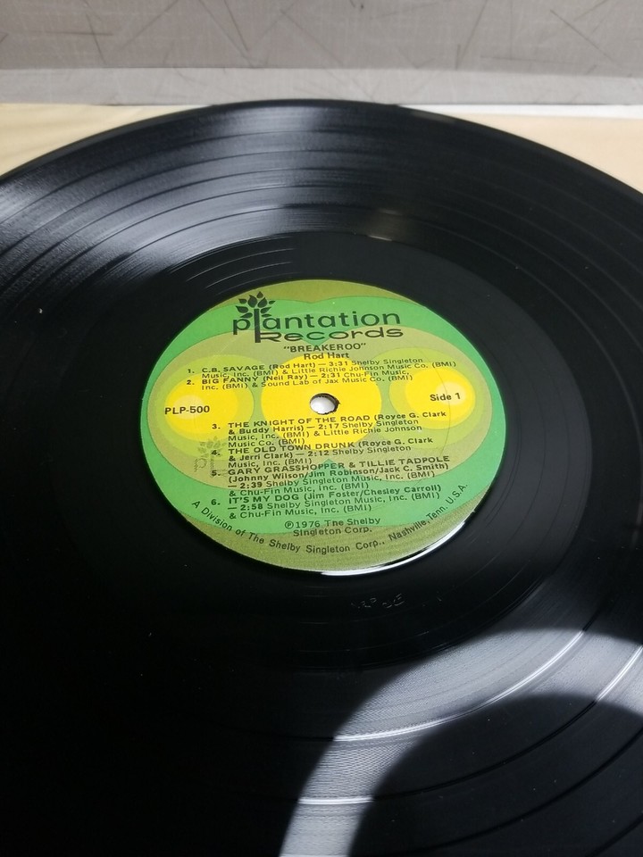 Rod Hart - Breakeroo! (1977 Vinyl Record) Folk County Trucker | eBay