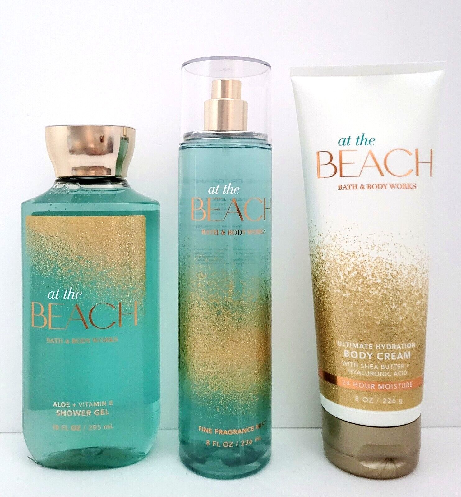 Bath & Body Works At The Beach Body Mist Shower Gel & Body Cream New ...