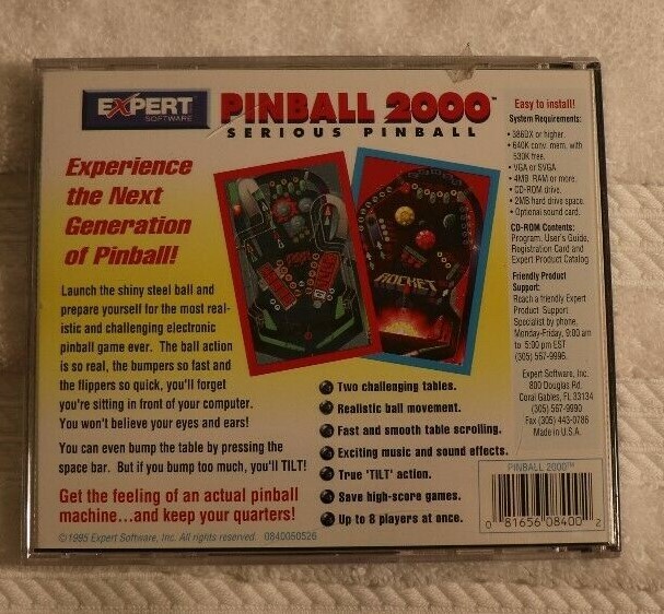 Pinball 2000 Serious Pinball (PC Game) Tested | eBay
