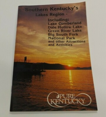 1988 Pure Kentucky Southern Kentucky Lakes Region Travel Guide 66 page ...