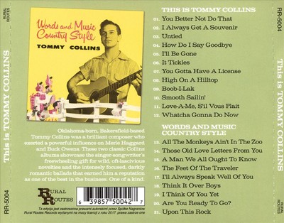 TOMMY COLLINS THIS IS TOMMY COLLINS NEW CD 639857500427 | eBay
