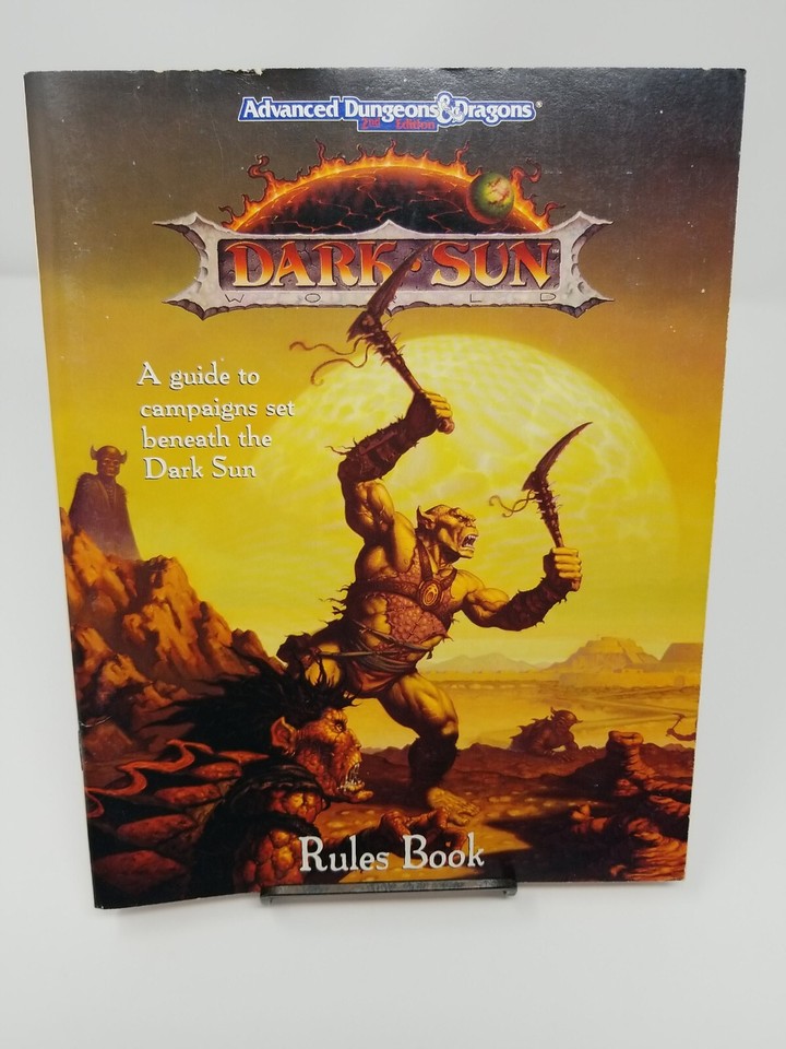 Advanced Dungeons & Dragons 2nd Edition Dark Sun Lot Rules Cyclopedia ...