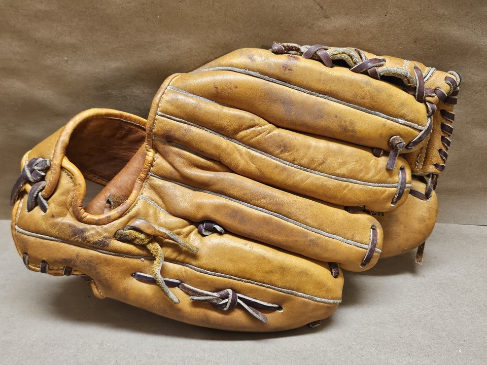 Vintage Leather Baseball Mitt Glove Geo A Reach Co F61 Professional ...