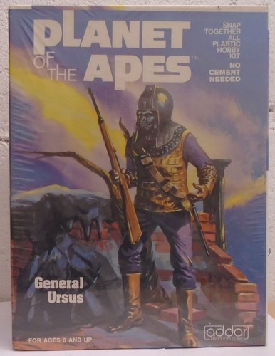 Planet Of The Apes General Ursus Plastic Model Kit Addar POTA Movie ...
