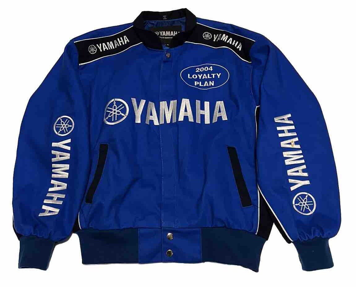 Vintage Yamaha Racing Jacket Nascar Style Canvas Embr… - Gem