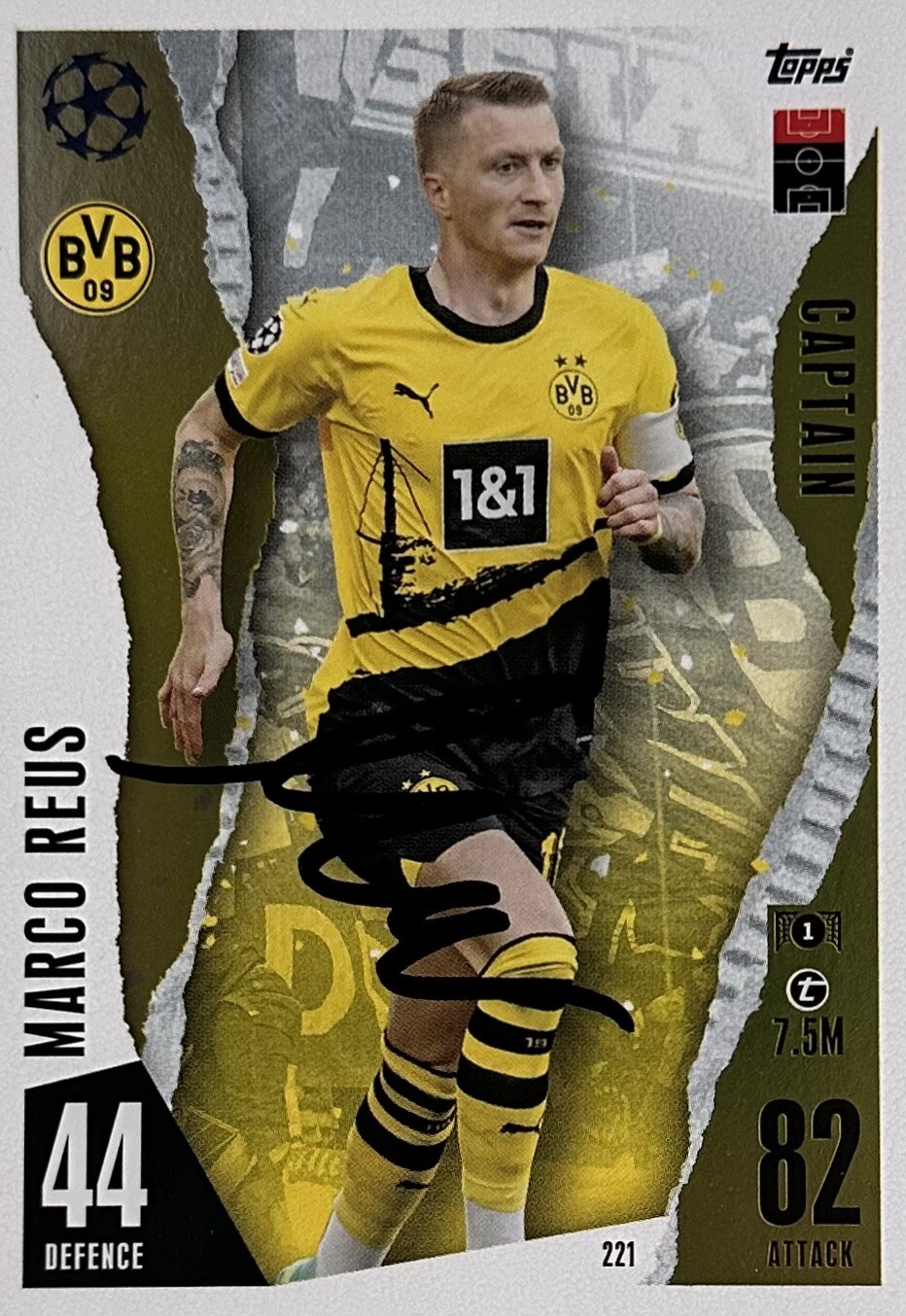 MARCO REUS HAND SIGNED BORUSSIA DORTMUND MATCH ATTAX CARD | eBay UK