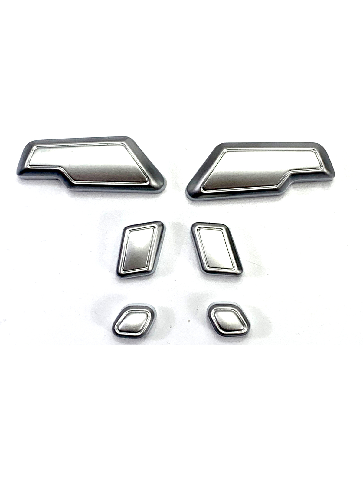 Silver Aluminium Memory Seats Switch Button Covers Fits 10-13 W212 C207 ...