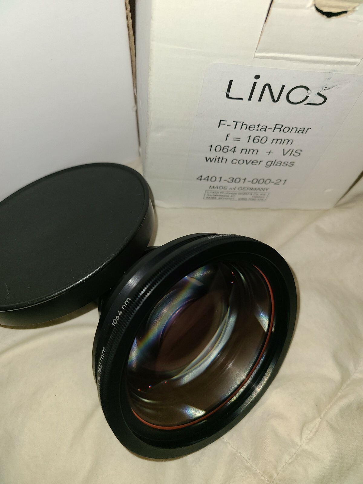 USED LINOS F-Theta-Ronar Lenses 1064nm ,F=160mm,objective lenses | eBay