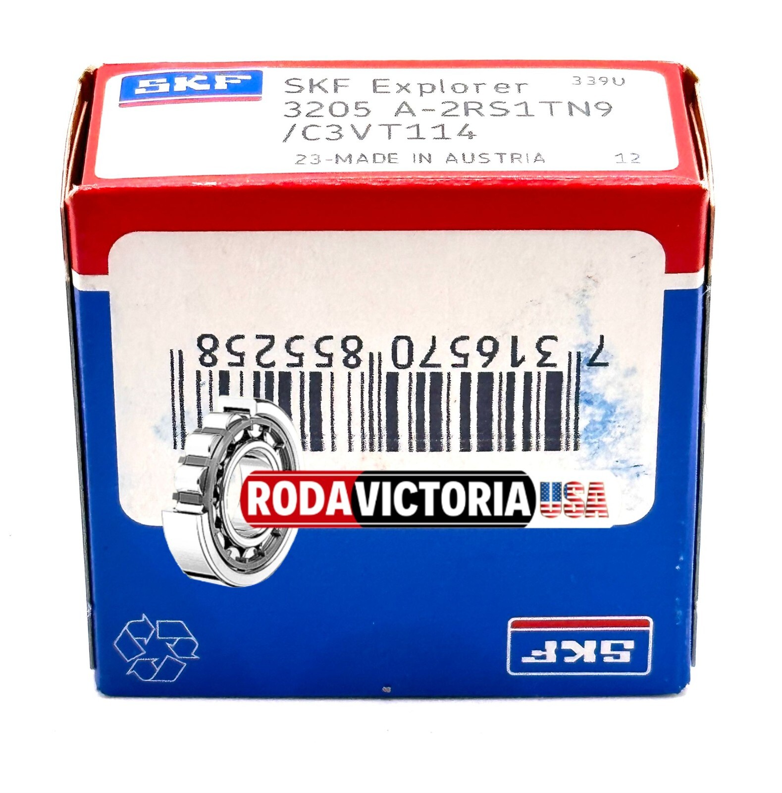 SKF 3205 A-2RS1TN9/C3 VT114 ANGULAR CONTACT BEARING 25x52x.20.6mm | eBay