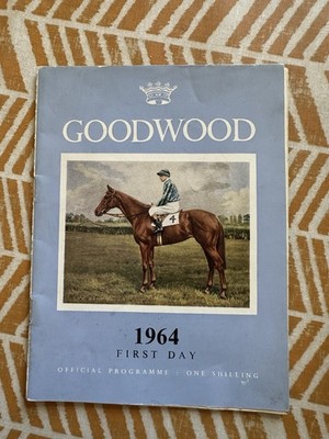 Glorious Goodwood First Day Horse Race Card Programme 28 July 1964 ...
