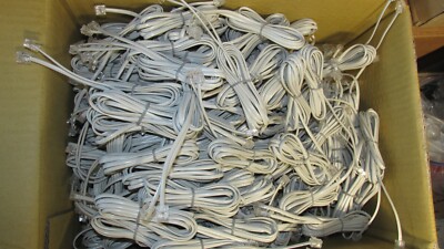 Lot of 75 Original Samsung Printer Telephone Cable Connectors 12ft long ...
