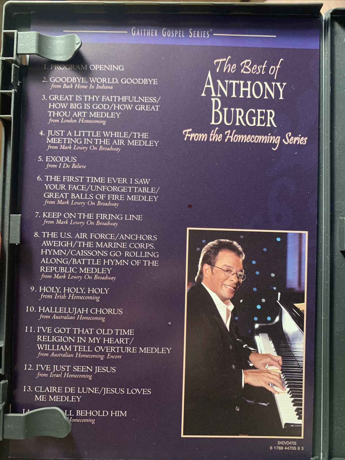 The Best of Anthony Burger DVD~Gaither Gospel Series~Southern Gospel ...