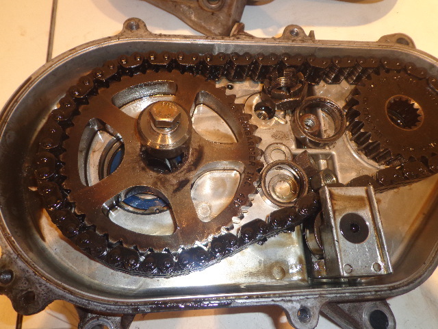 Ski-doo Formula III MAch I MAch Z CK3 Chassis Chaincase Gears and chain ...
