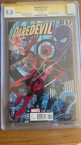 Daredevil 1.50 Variant Ed. Signature series Charlie Cox 50th ...
