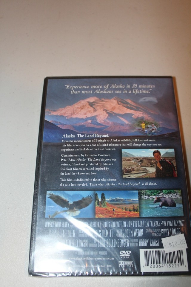 Alaska dvd The land beyond Glaciers cruise eagles bears Denali Mt ...