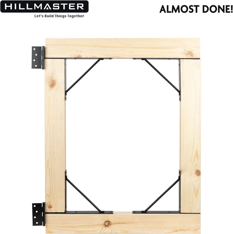 Heavy Duty Anti-Sag Gate Kit - Gate Brace Brackets (Wooden Fences ...