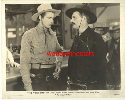 VINTAGE Gary Cooper QUITE HANDSOME Walter Huston 34 VIRGINIAN Publicity ...