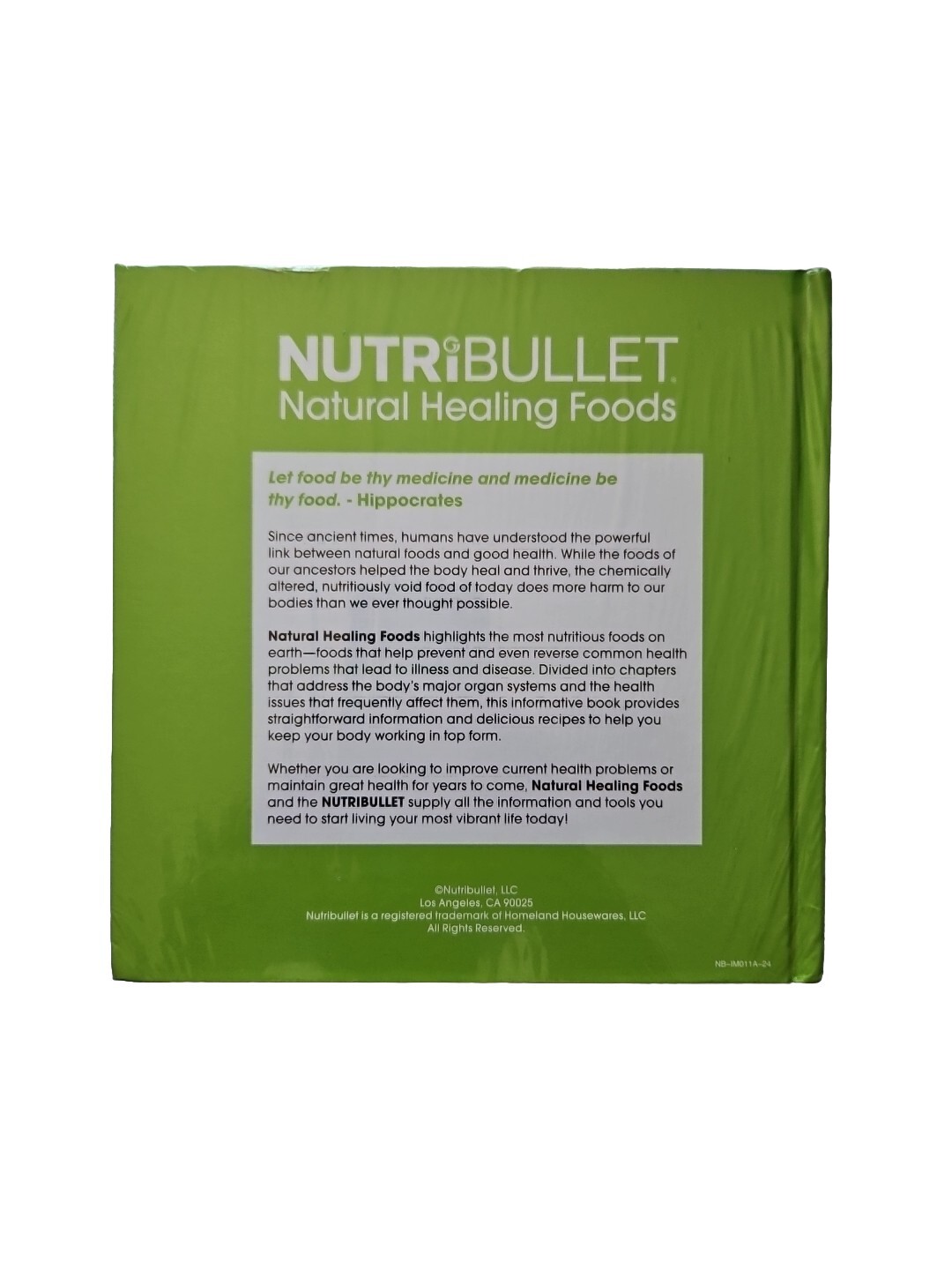 Nutribullet Natural Healing Foods Book | eBay