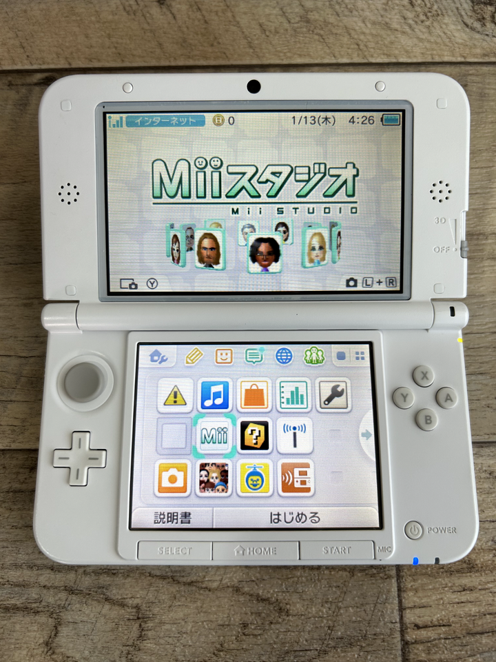 [S-rank] Nintendo 3DS LL XL console Love Plus + Nene with Charger ...
