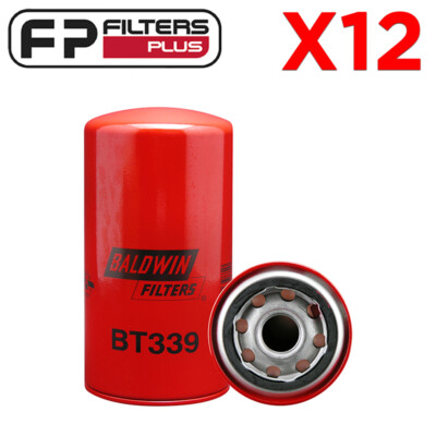 12 x BT339 Baldwin Oil Filter - Cat, Cummins, DAF - P551018, LF3349 ...