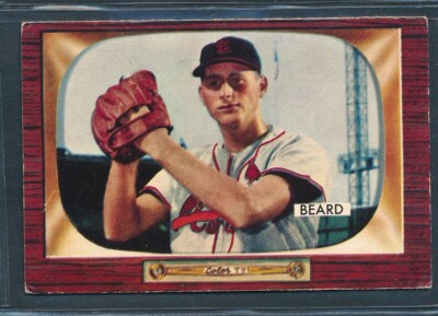 1955 Bowman Set-Break #206: RALPH BEARD "St. Louis Cardinals" ~ VG-EX+ ...