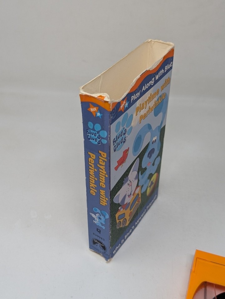 Blues Clues Playtime With Periwinkle VHS Tape 2001 Nick Jr Cartoon ...