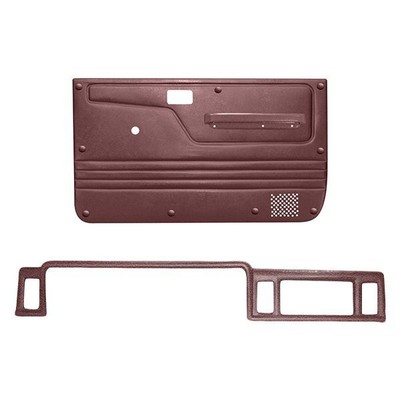 For Ford Ranger 83-88 Dash Cover and Door Panels Combo Kit Maroon Dash ...