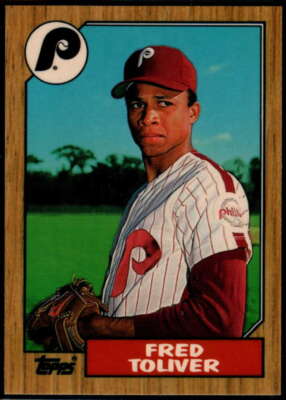 1987 Topps Tiffany #63 Freddie Toliver NM-MT Phillies | eBay