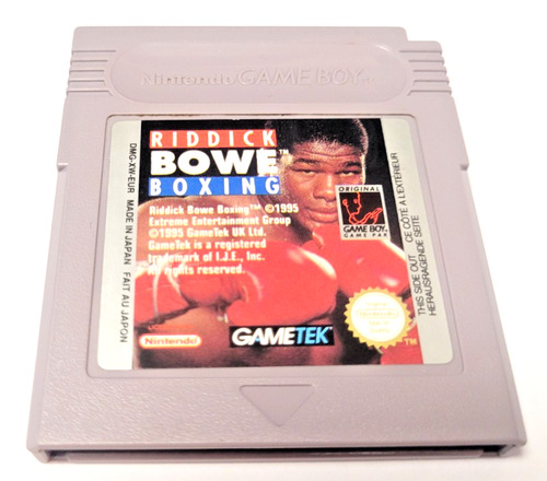 Nintendo Game Boy EXCELLENT Cartridge Only - Riddick Bowe Boxing | eBay