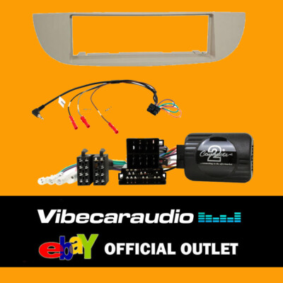 CTKFT26 Complete Single DIN Radio Stereo Installation Kit for Fiat 500 ...