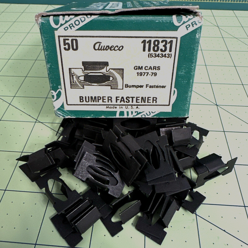 1977-79 GM 554343 Bumper 45 Fasteners Auveco Au-ve-co Regal Olds ...