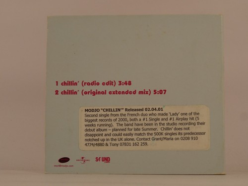 MODJO CHILLIN (K26) 2 Track Promo CD Single Picture Sleeve UNIVERSAL | eBay