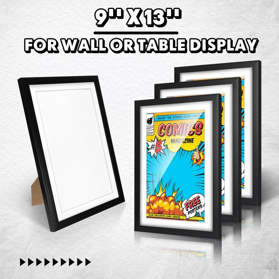 Geetery 16 Pack Comic Book Frame, UV Protection, Comic Picture Magazine ...