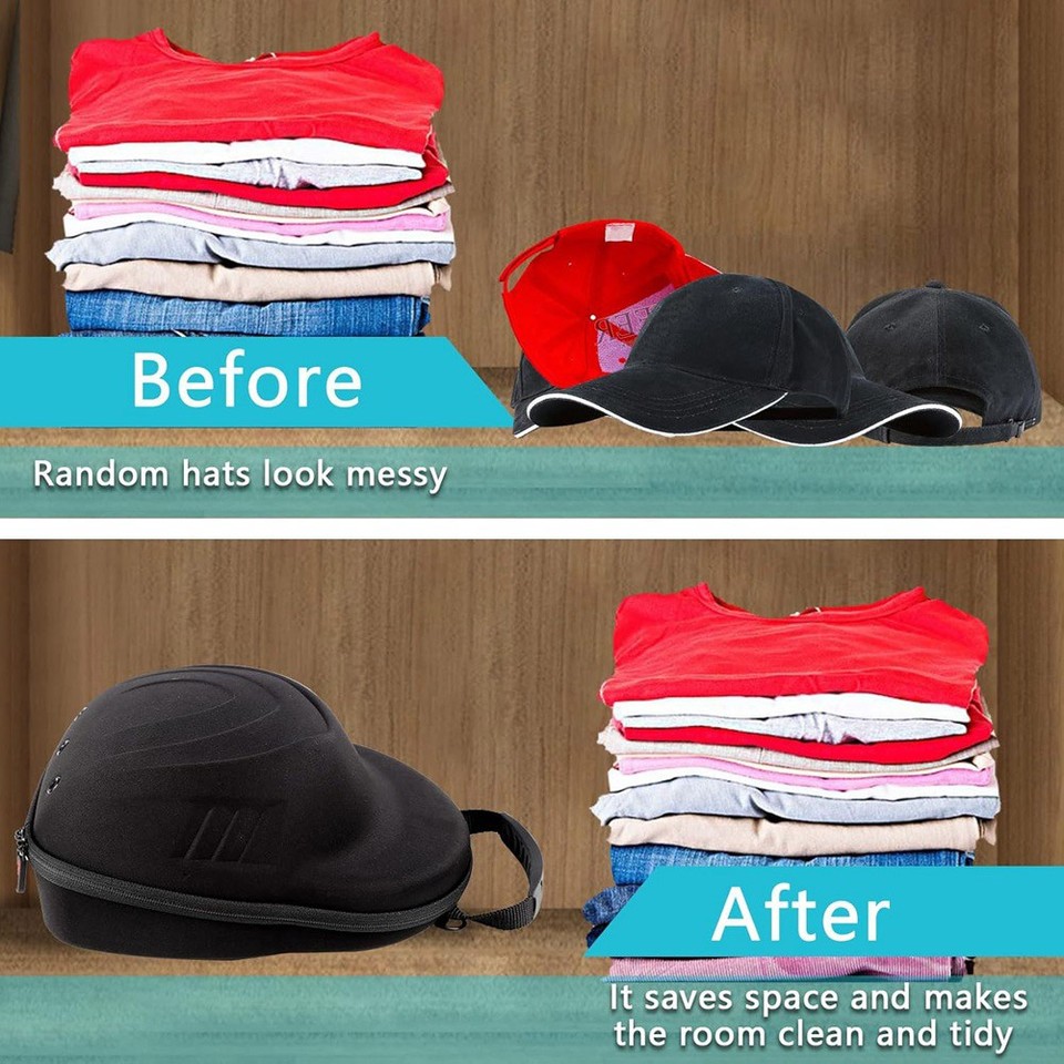 Hard Hat Case for Baseball Caps,Hat Carrier Travel Case and ...