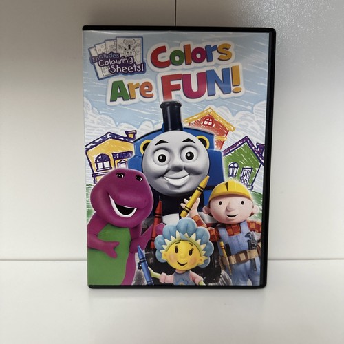 Colors Are Fun! DVD+Inset Paper Good Condition DVD Barney, Thomas ...