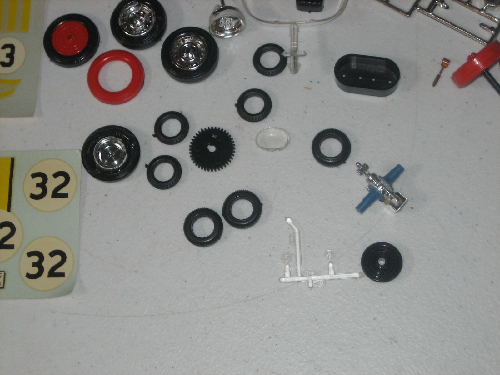 VINTAGE MODEL CAR AND SLOT CAR PARTS & DECALS | eBay