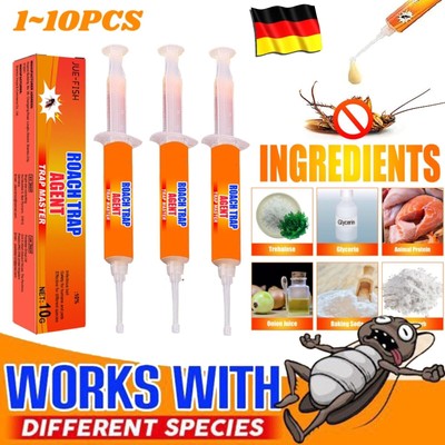 Cockroach Killer Gel Bait,Strong Cockroach Eliminator Syringe for ...